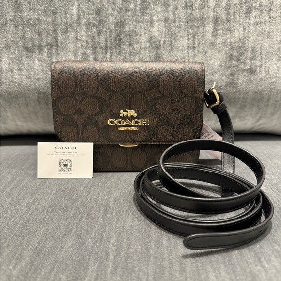 Coach | Bags | Mini Brynn Crossbody In Signature Canvas | Poshmark